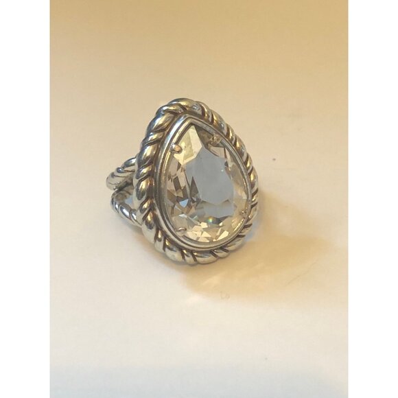 Brighton | Jewelry | Brighton Your True Color Silver Crystal Teardrop ...